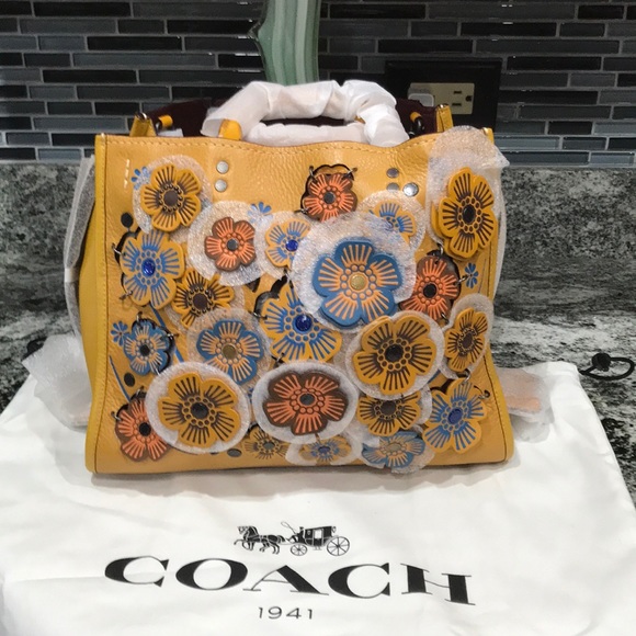 Coach | Bags | Coach Tea Rose Bag | Poshmark